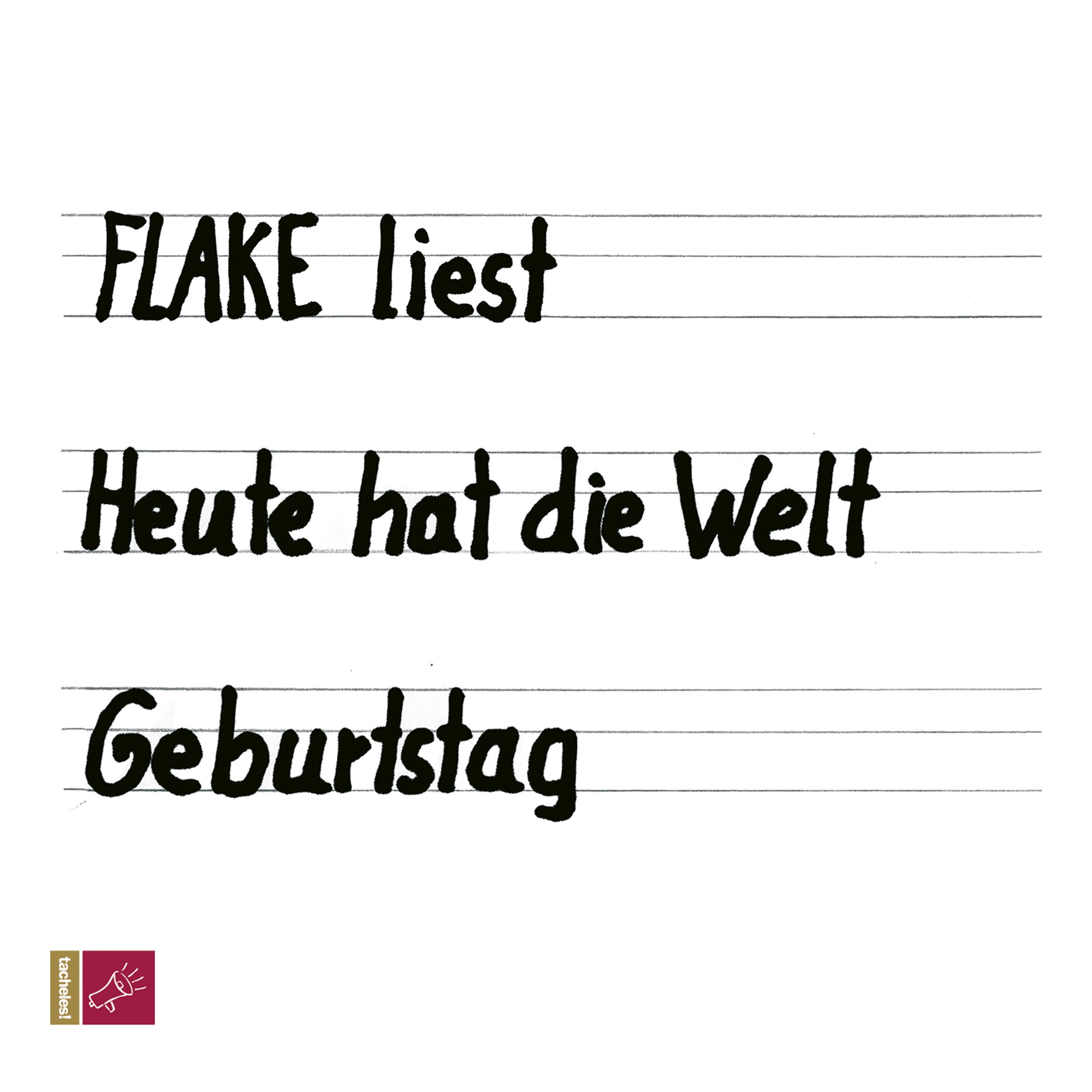 Audio Book ”Heute hat die Welt Geburtstag” Flake | Rammstein-Shop